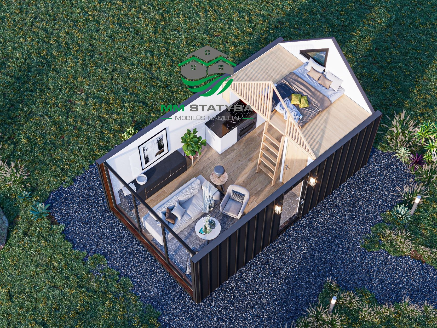 Mobile Modular House MIDI – MM Statyba, Ltd