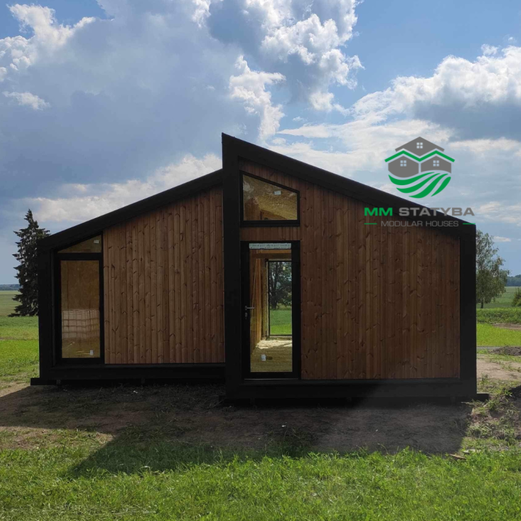 MAXIS LONG modular house project – MM Statyba, Ltd